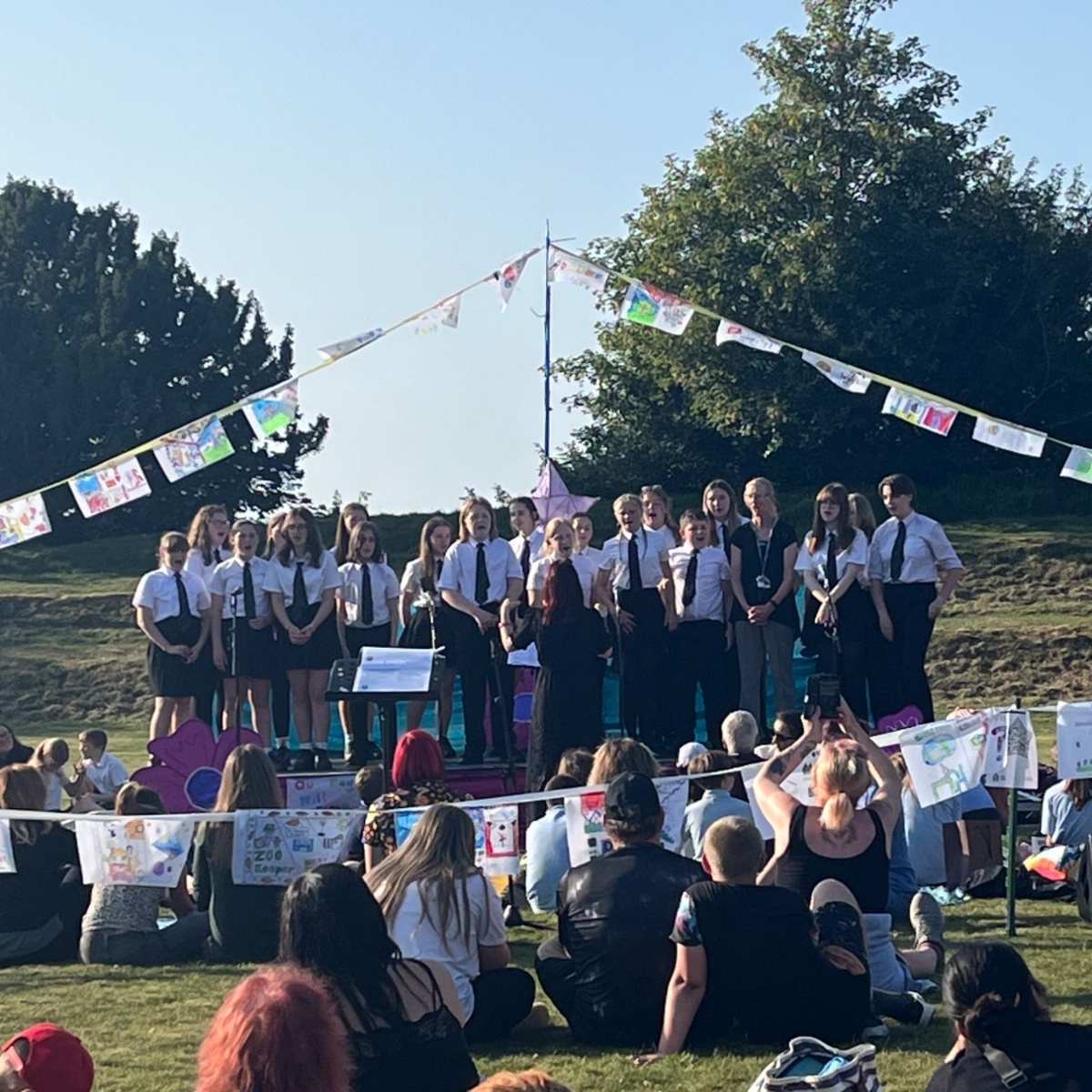 Carisbrooke College - 'Our Day Will Come' Vocal Prom at Carisbrooke Castle